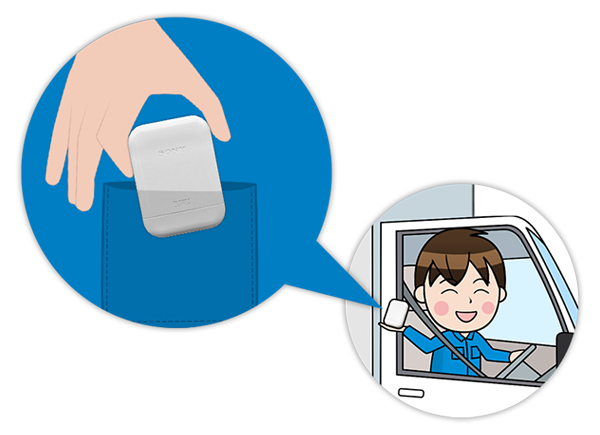 docomapPortable - 小型軽量な GPS 端末